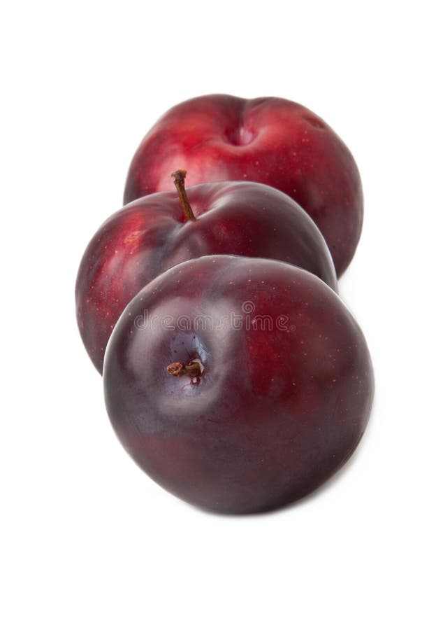 Red plum fruit stock image. Image of nutritious, healthy - 26004811