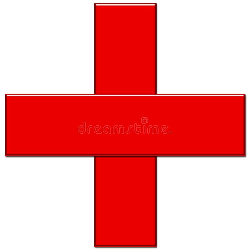Red plus editorial image. Illustration of hospital, icon - 12321785