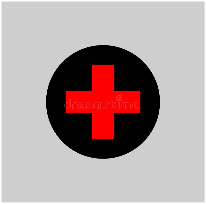 Red Plus Sign Vector Icon. Plus Symbol Stock Vector - Illustration of ...