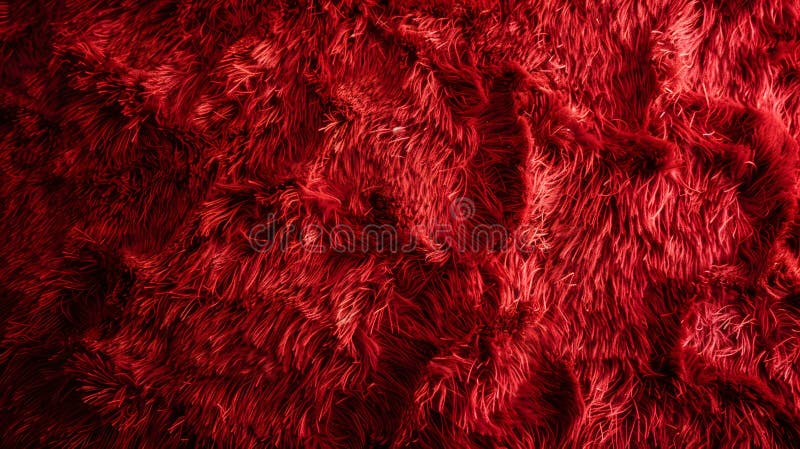Red Plush Fabric Texture Background Stock Illustration - Illustration ...