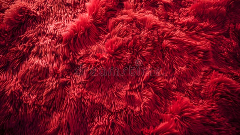Red Plush Fabric Texture Background Stock Illustration - Illustration ...