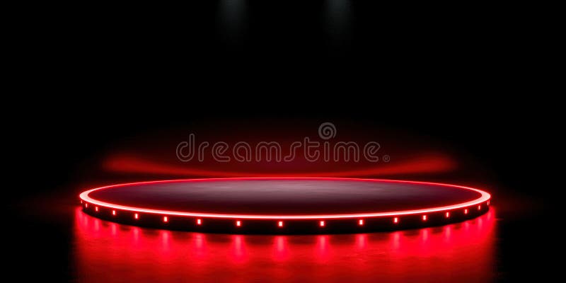 Red podium mockup stock illustration. Illustration of podium - 335239667