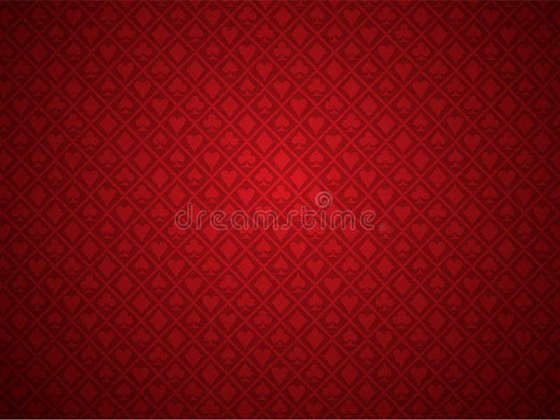 Red Poker Background stock vector. Illustration of pattern - 19892121