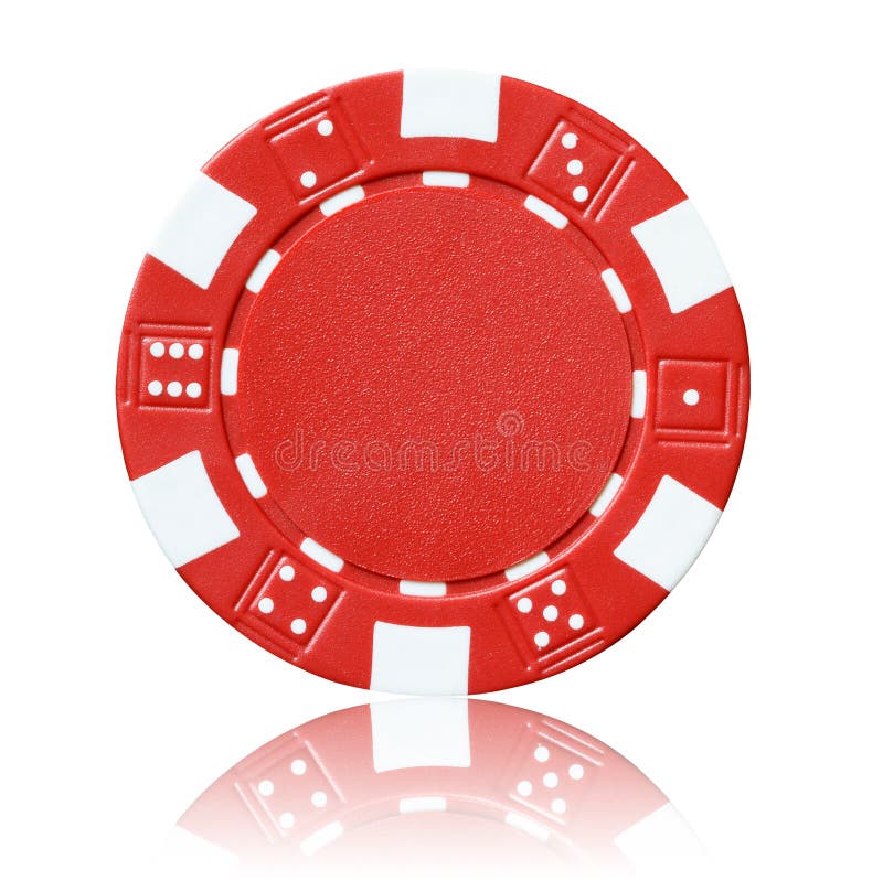 Red poker chip stock photo. Image of finance, gambling - 22682754