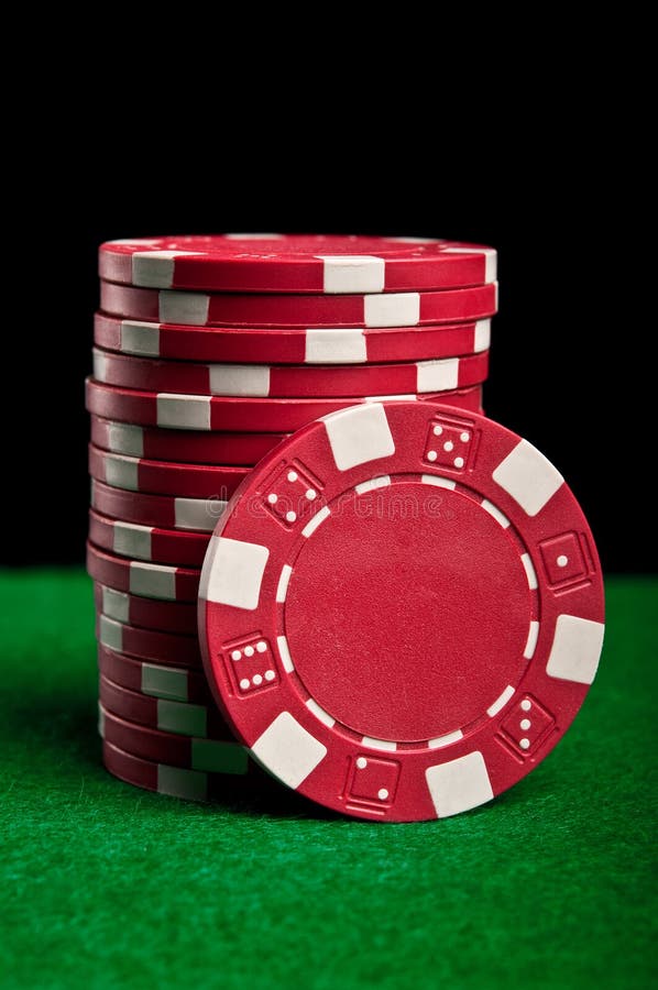 Red casino chips stock image. Image of dice, gambling - 12824687
