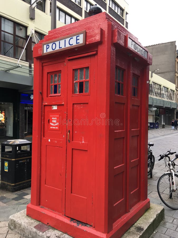 Glasgow Red Police Box Stock Photos - Free & Royalty-Free Stock Photos ...