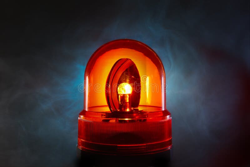 Red police light stock photo. Image of glowing, closeup - 18290286
