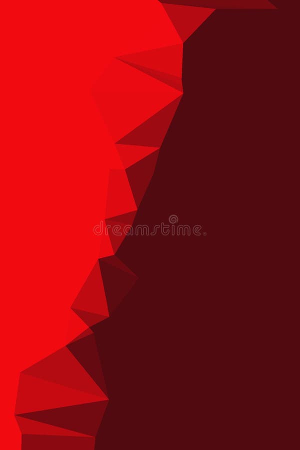 Red Polygon Abstract Design Wallpaper for Mobile and Laptop, Polygon ...
