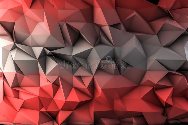 Red polygon stock illustration. Illustration of background - 58617002