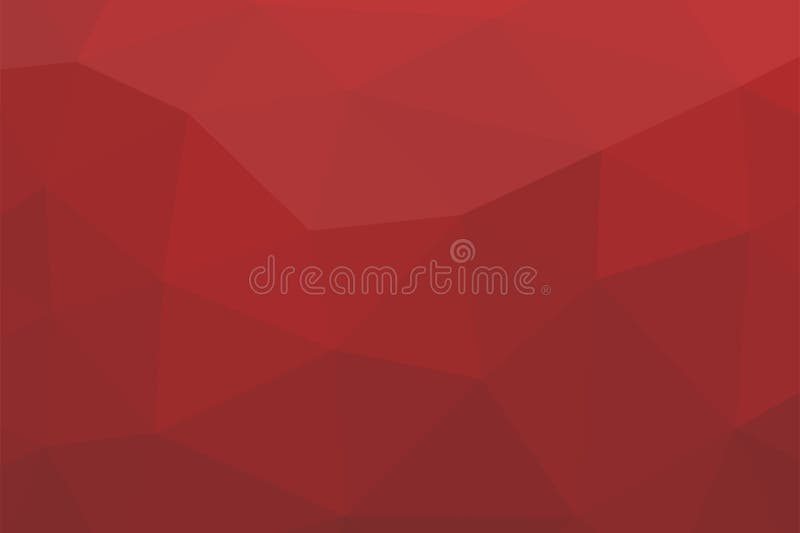 Red Polygon Triangular Geometric Abstract Background. Vector ...