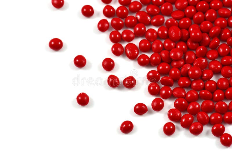 Red polymer resin stock photo. Image of material, particle - 62644872