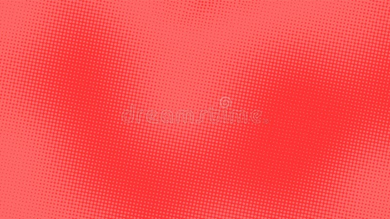 Red Pop Art Background in Retro Comic Style with Halftone Dotted Design ...