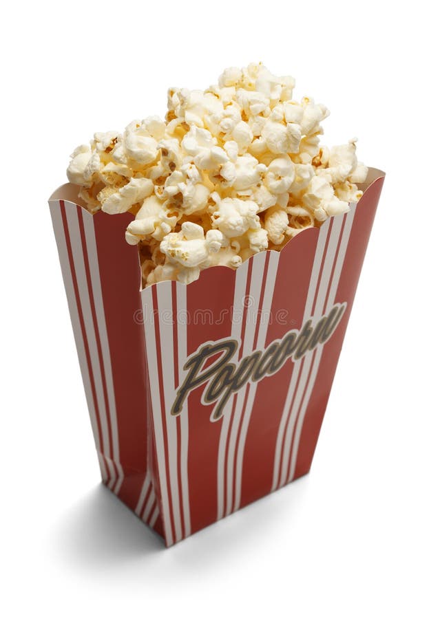Popcorn Box stock photo. Image of snack, cooked, single - 29882884
