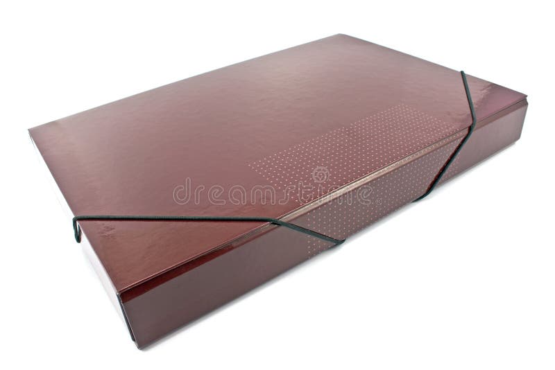 Red portfolio folder stock image. Image of documents - 31078849