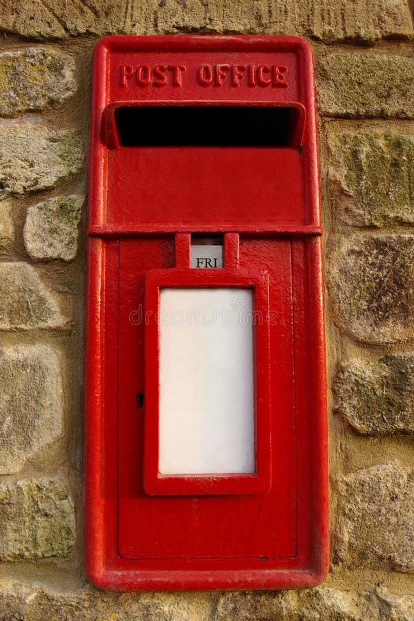 Red Post Box stock photo. Image of letterbox, mailbox - 10779698