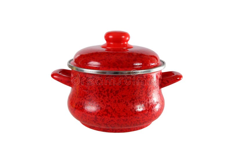 540 Red Pot Cover Isolated White Background Stock Photos - Free ...