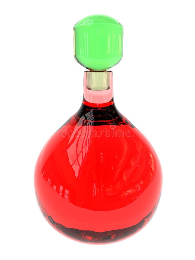 Red potion stock illustration. Illustration of amnesia - 13359569