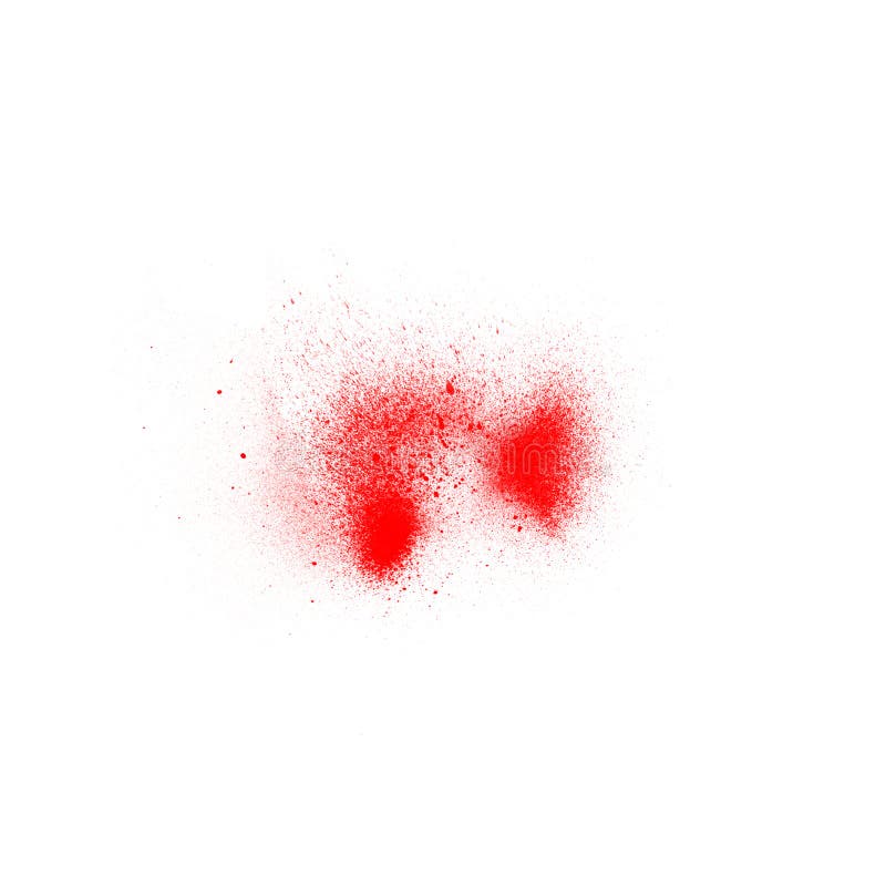 Red Powder Splash Brush Backdrop Stock Illustration - Illustration of ...