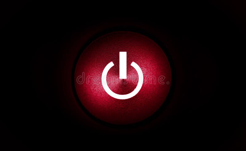 Red Power Button
