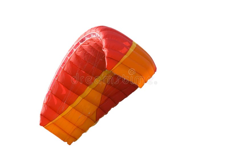 Red power kite stock photo. Image of kite, kitesurfing - 1496056