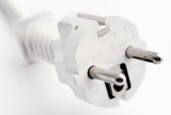 Red power plug stock photo. Image of electromagnetic - 12457490