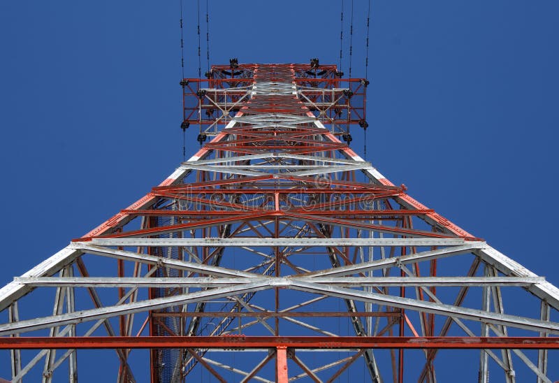 Red power tower stock photo. Image of energy, industrial - 2211054