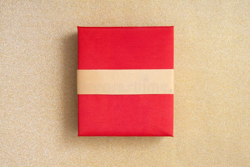 Red premium gift box stock photo. Image of chinese, holiday - 65096756