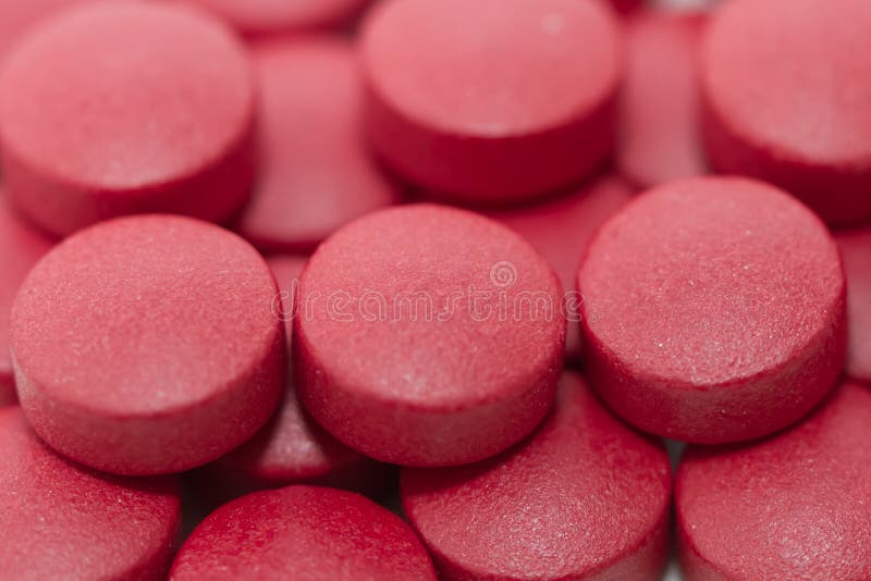 Red Prescription Pills stock image. Image of hospital - 25458923