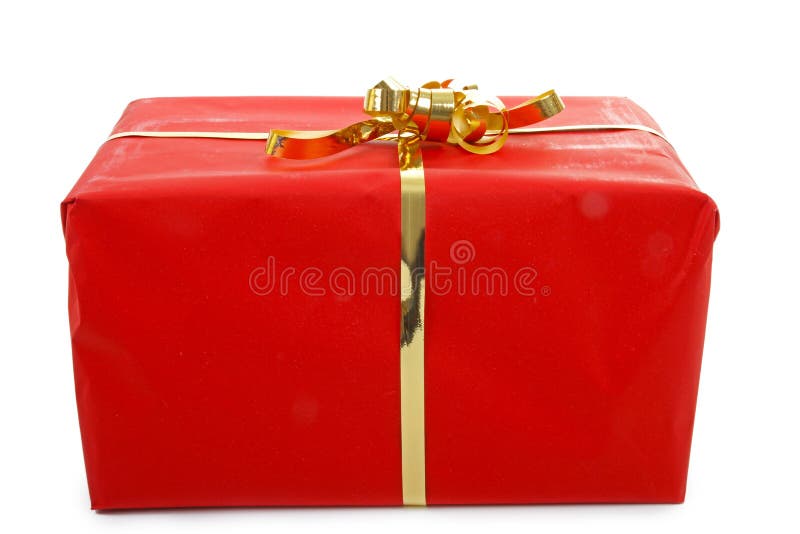 Isolated presents stock photo. Image of orange, shine - 14819464