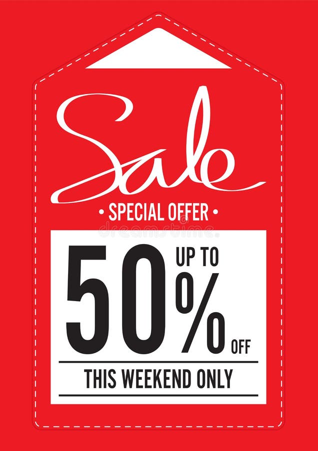 Red price tag stock illustration. Illustration of label - 94808719