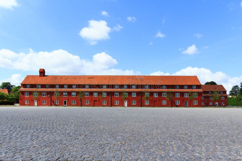 Red prison stock photo. Image of reflection, kastellet - 28797398