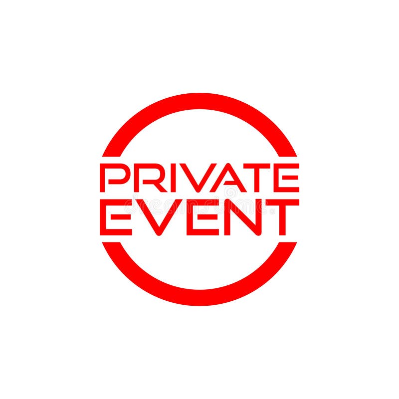 Private Event Sign Background Stock Illustrations – 344 Private Event ...