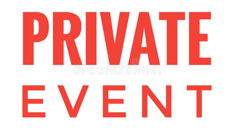 Private Event Sign Stock Illustrations – 883 Private Event Sign Stock ...