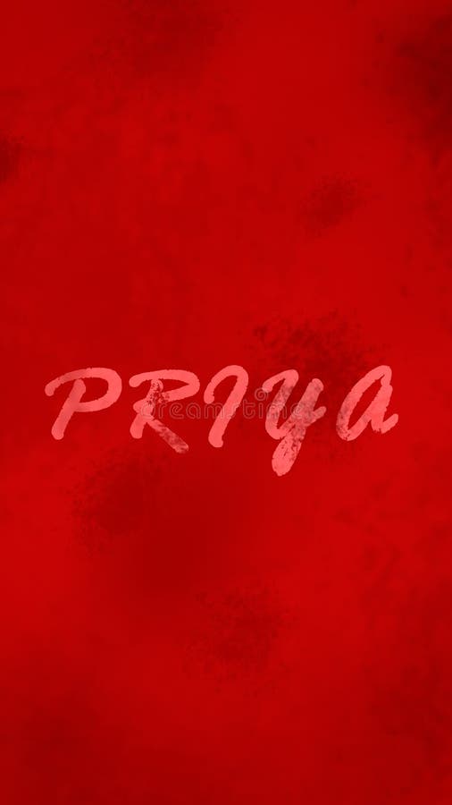 Red Priya Phone Wallpaper stock illustration. Illustration of mobile ...