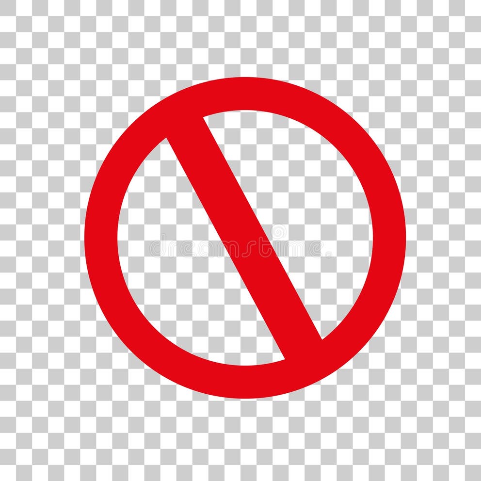Ban Sign Transparent Stock Illustrations – 1,607 Ban Sign Transparent ...