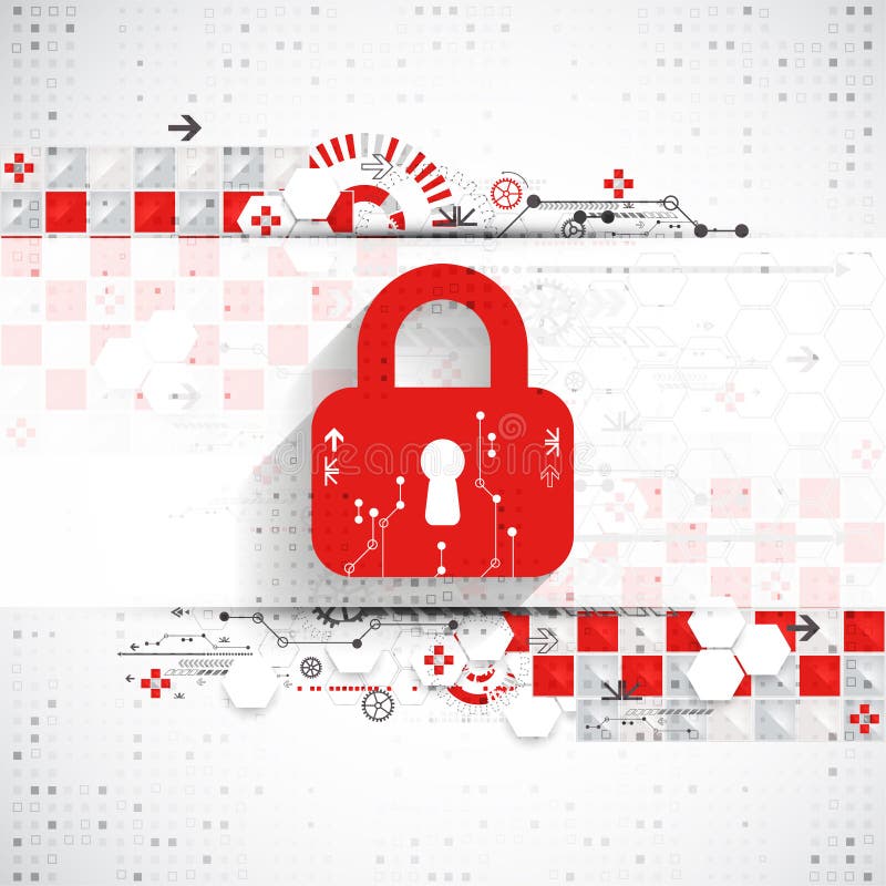 Protection Background Technology Security Encode Decrypt Stock Illustrations – 89 Protection ...