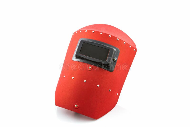 Red Protective Screen and Rod-holder with Welding Electrodes Wire, for ...