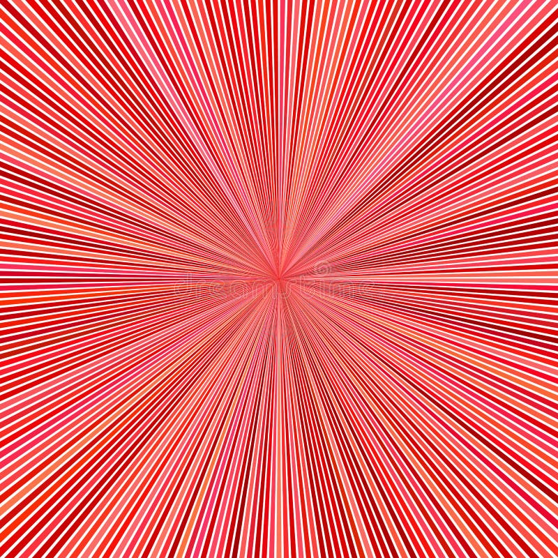 Red Psychedelic Abstract Ray Burst Stripe Background - Vector ...