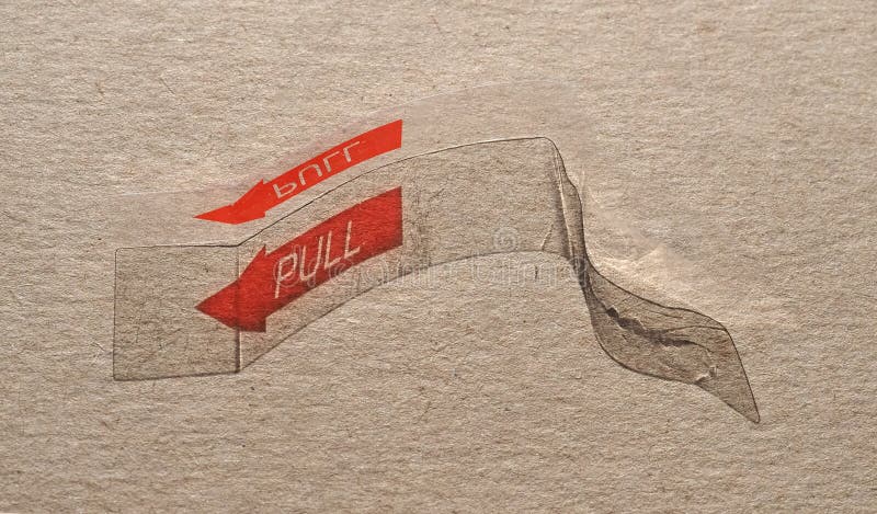 Red pull label stock photo. Image of pull, push, direction - 248966272