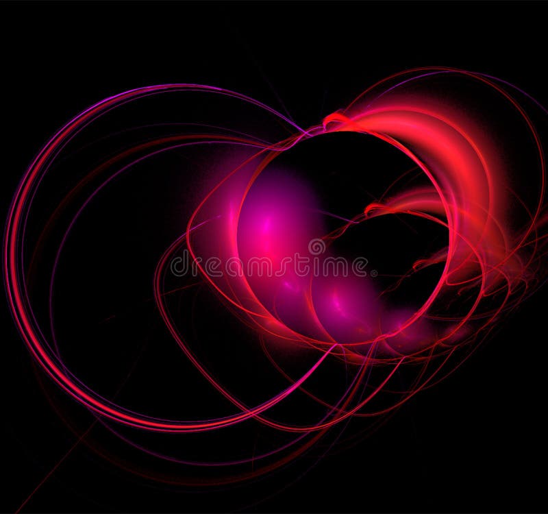 Red Purple Abstract Pattern on a Black Background, Wallpaper Stock ...