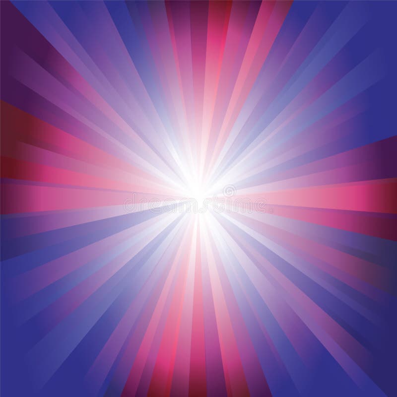 Red, Purple and Blue Colour Burst Stock Illustration - Illustration of ...