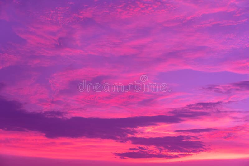 Red Purple Cloudy Dramatic Natural Sky Background Stock Photo - Image ...