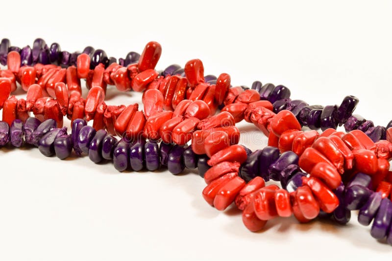Red and purple corn stock photo. Image of strands, necklace - 64340954