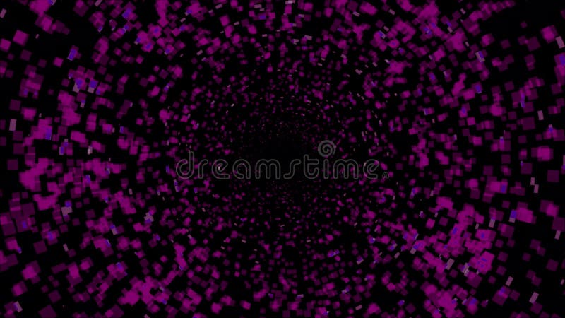 Red-purple Particles Radiating Out from the Center Stock Video - Video ...