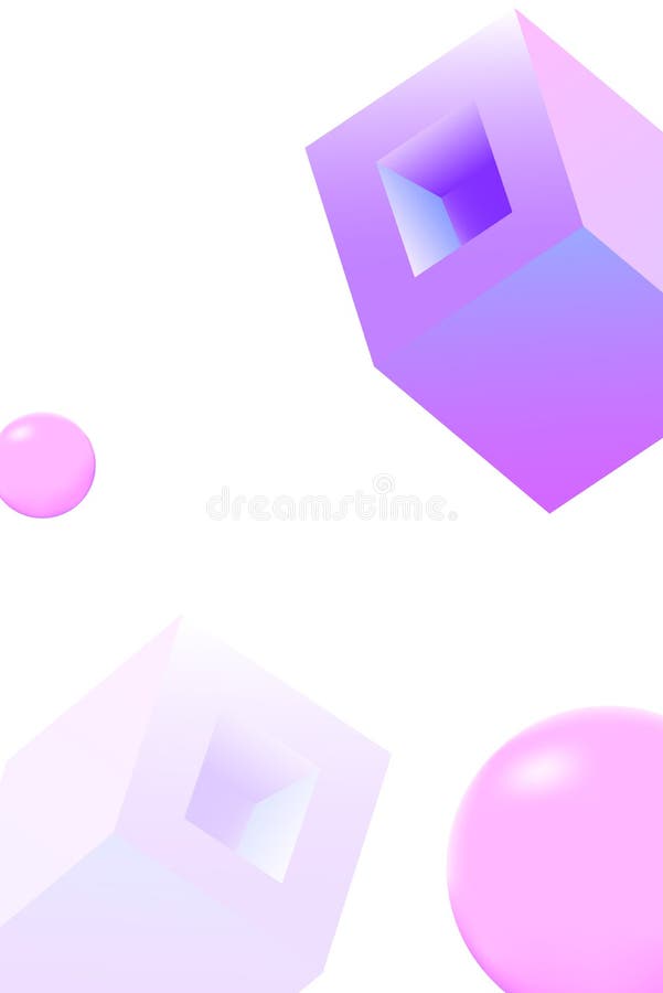 Red and Purple Rhombus Cool Vector White Stock Vector - Illustration of ...