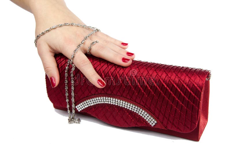 Red purse stock image. Image of style, store, women, leather - 35620427