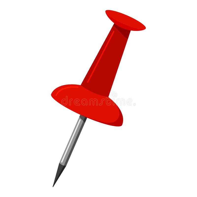 Red Push Office Pin and Round Push Pins. 3d Push Pin. Stock Vector ... Red Push Office Pin and Round Push Pins. 3d Push Pin. Stock Vector ...