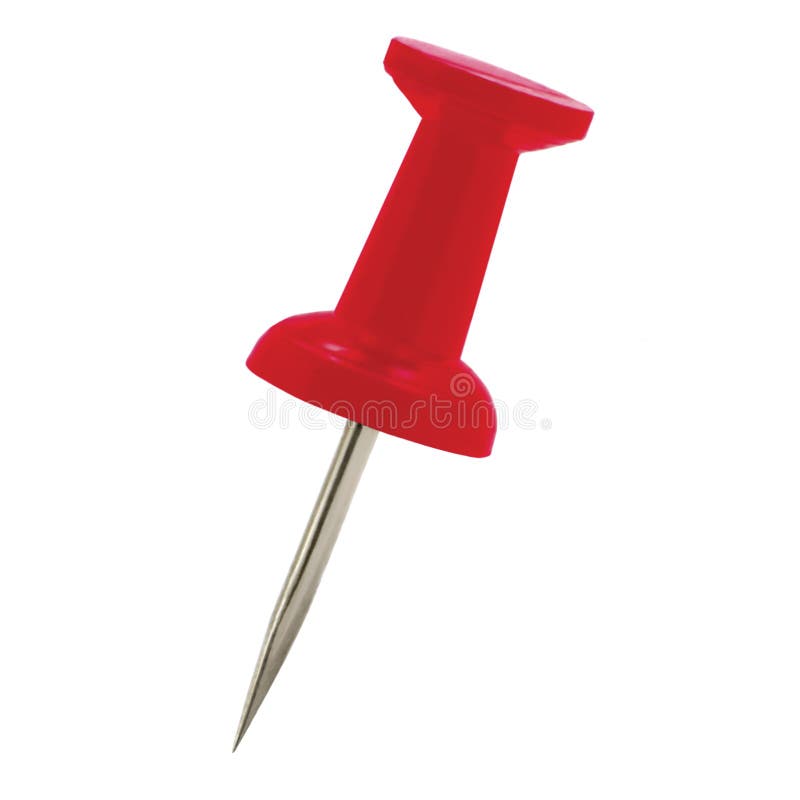 Red Pushpin Thumbtack Drawing Pin, Isolated Push Fastening, Position ... Red Pushpin Thumbtack Drawing Pin, Isolated Push Fastening, Position ...