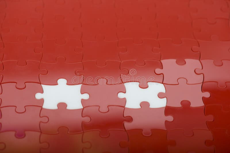 Red Puzzle Picture. Image: 8462074