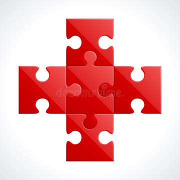 Interlocking Puzzle Pieces Stock Illustrations – 6,459 Interlocking ...